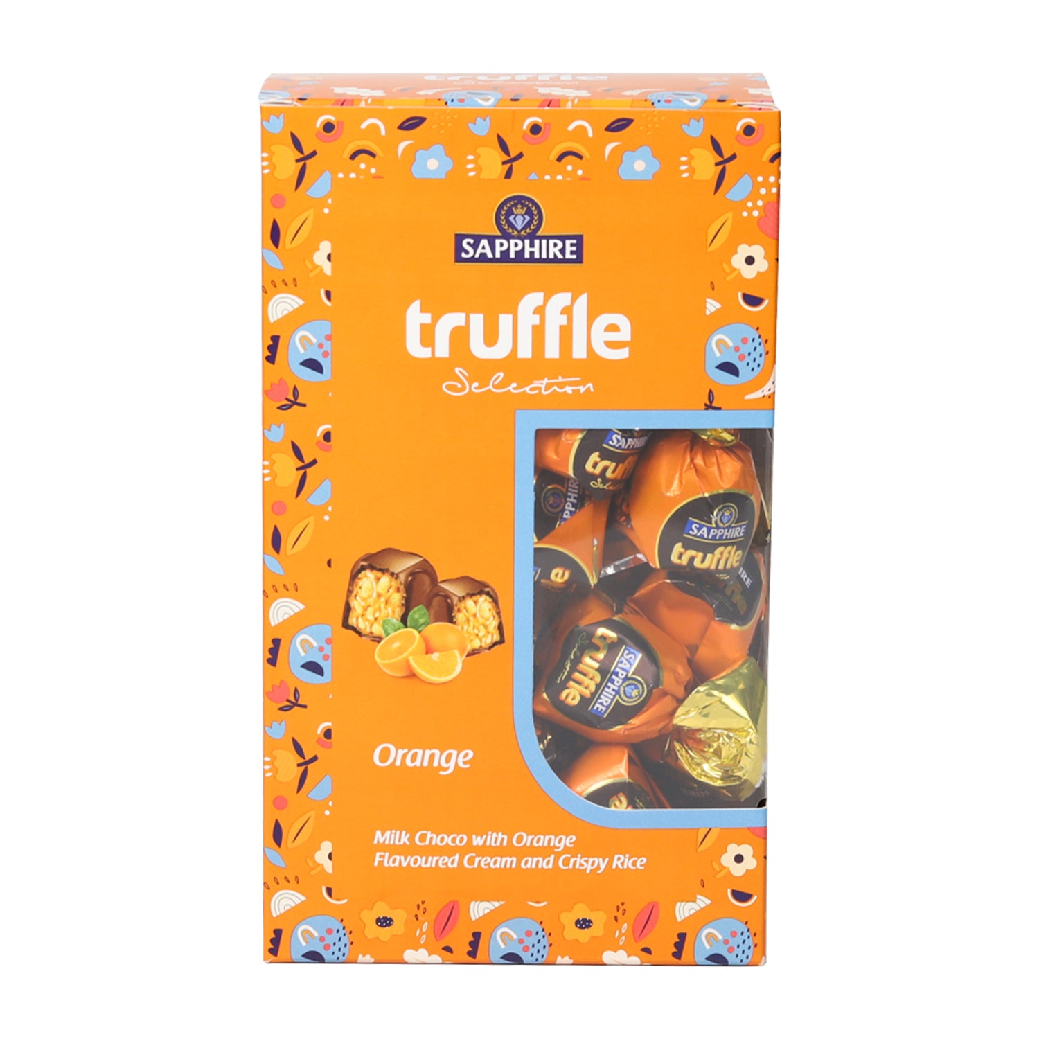 Sapphire Truffle Selection 435gm - Orange – Sapphire Confectionery