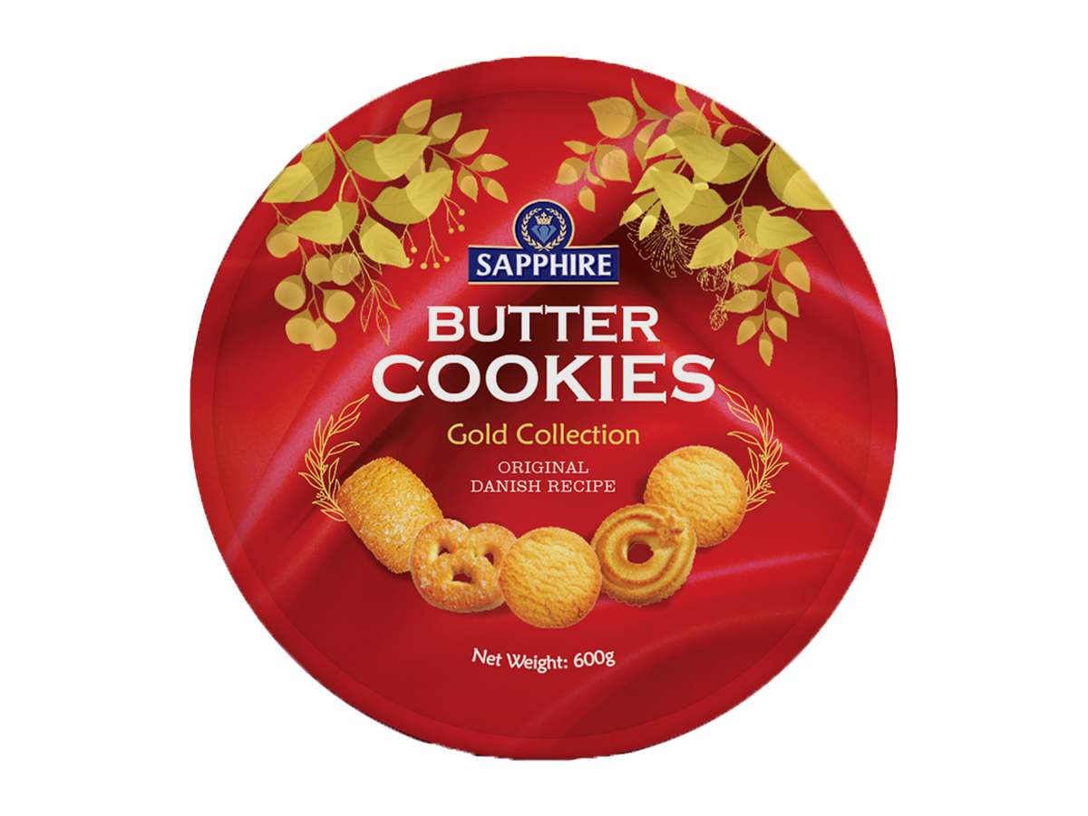 Gold Collection Butter Cookies 600g – Sapphire Confectionery