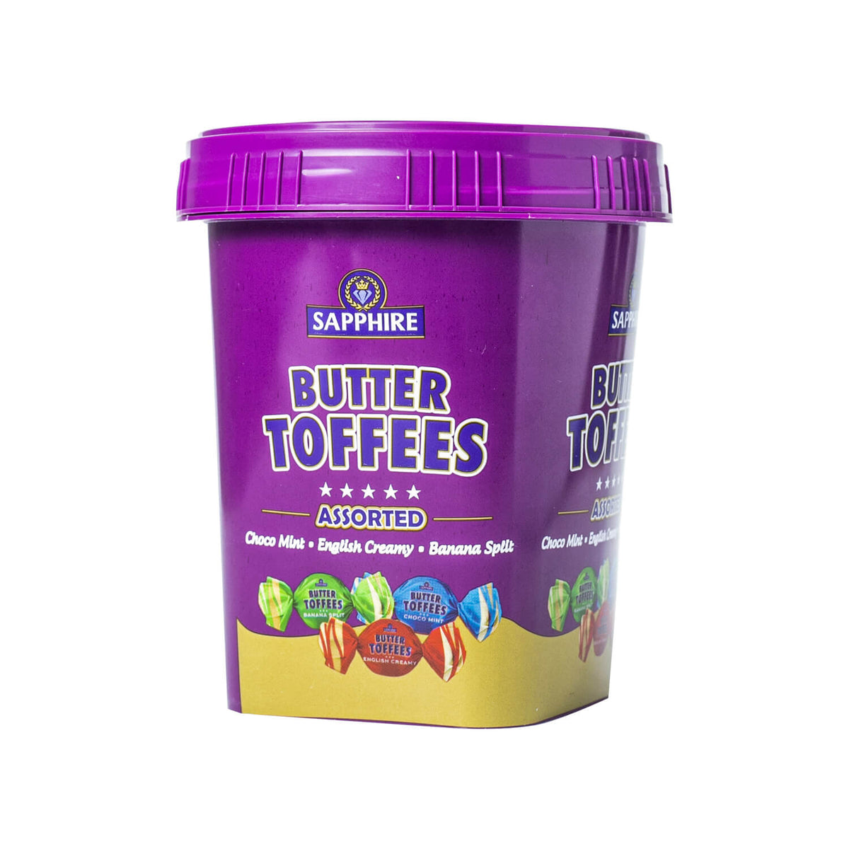 Sapphire Premium Butter Toffee 200g Purple Tub – Sapphire Confectionery