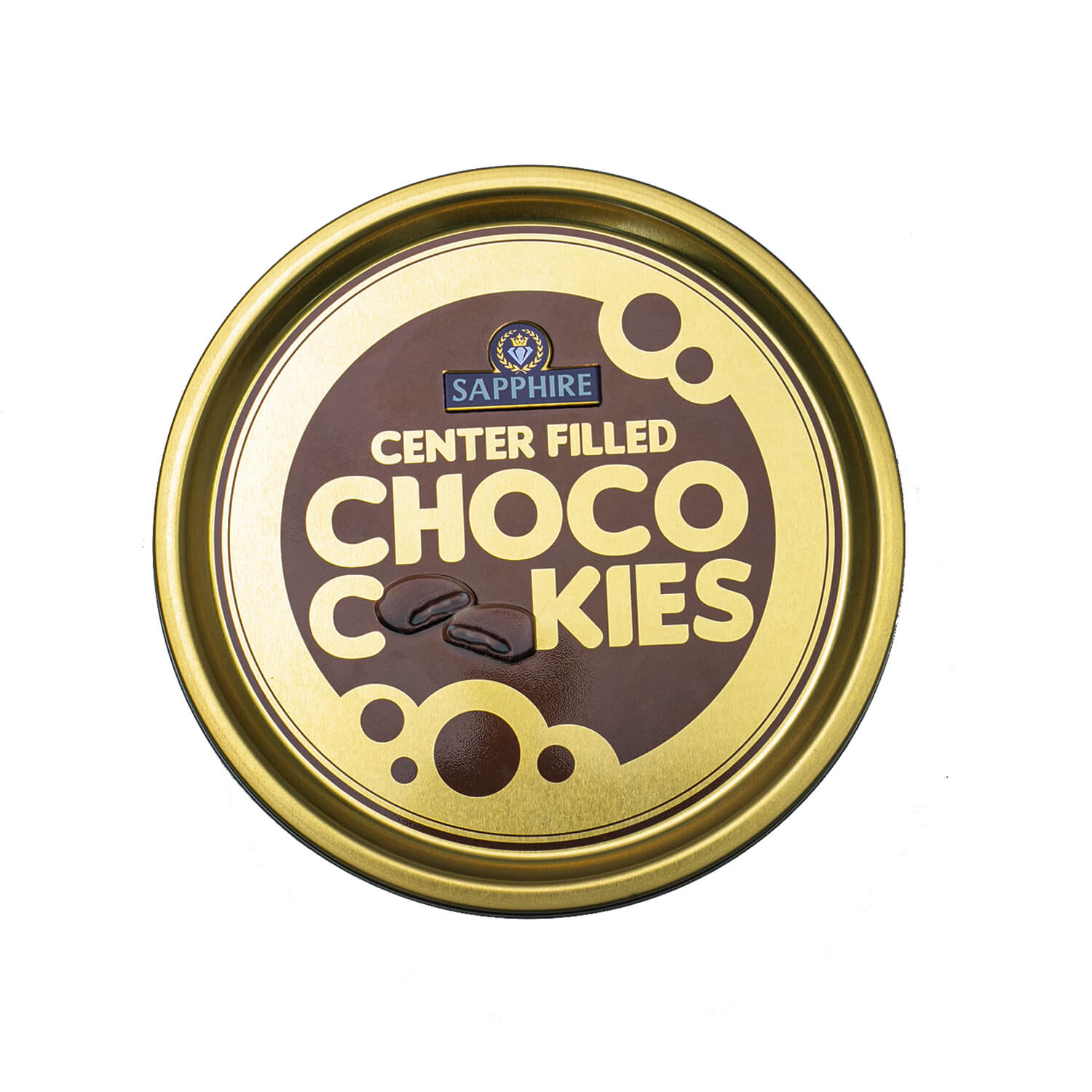 Sapphire Center Chocolate Filled Choco Gold Cookies 350g – Sapphire ...